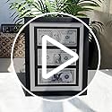 Amazon.com - JIANGPAI Tabletop picture frame, Dollar Bill Frame,first ...