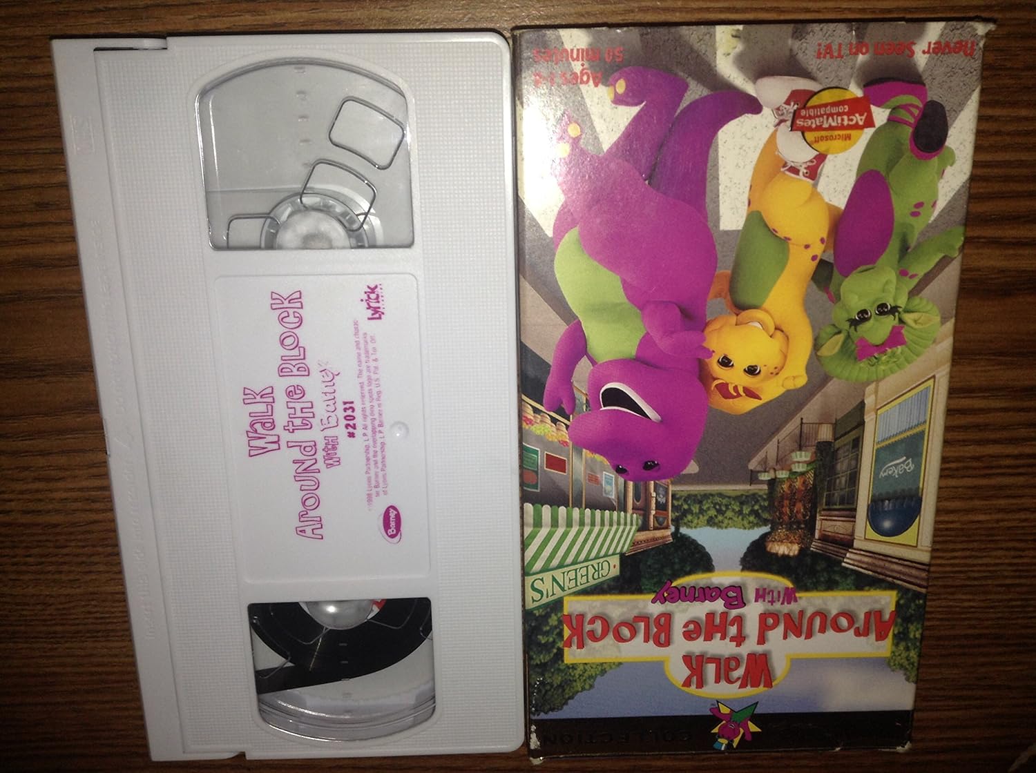 Amazon.co.jp: Barney - Walk Around the Block With Barney [VHS] [Import ...