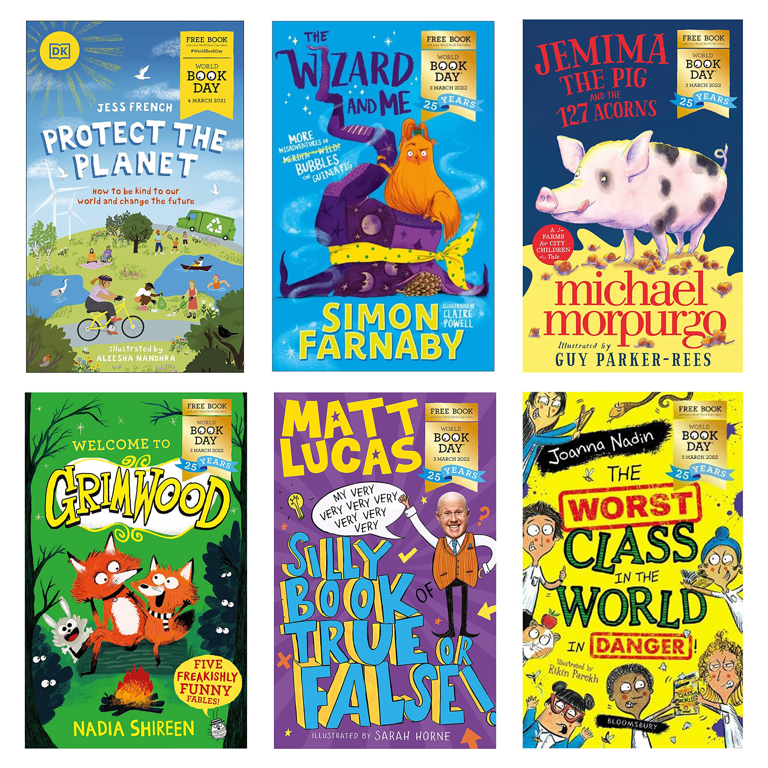 The World Book Day 2022 Childrens Early Learning Collection of 6 Books ...