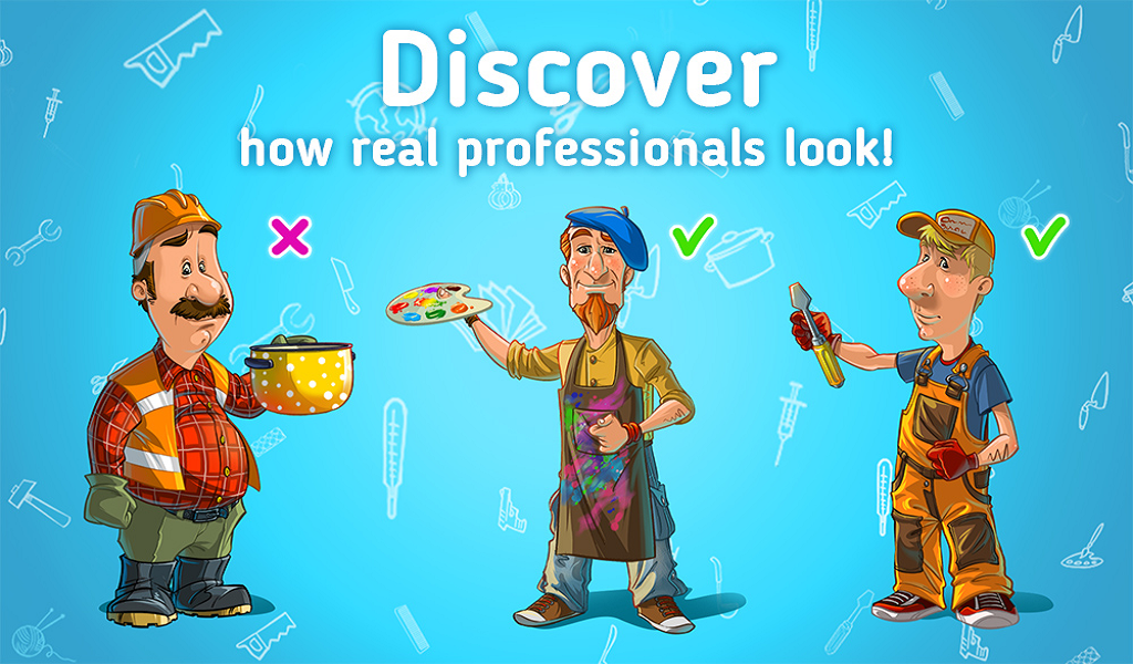 Learning professions for preschool kids - fun animated educational game ...