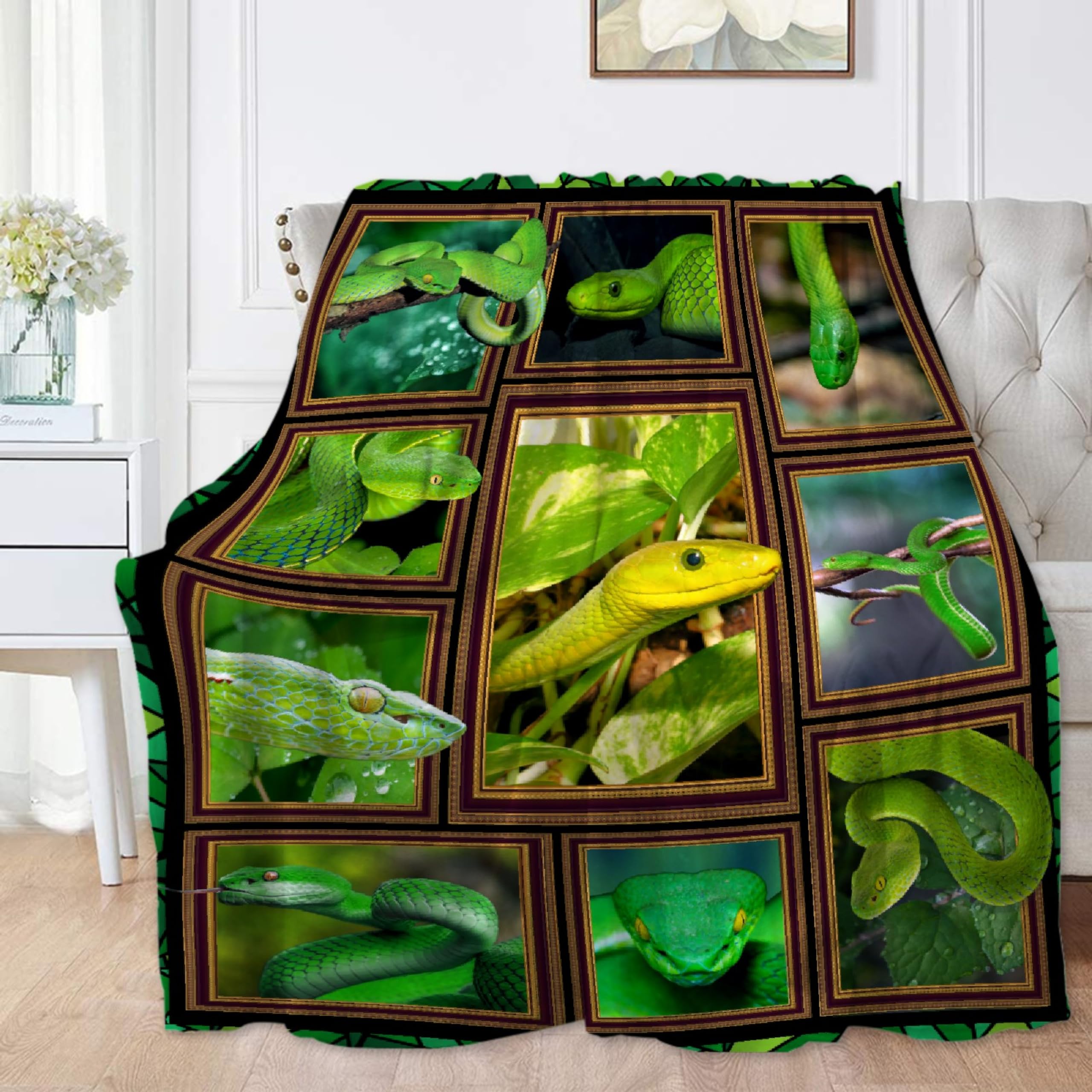 Amazon.com: Snake Blanket for Adults Kids Snake Gifts for Snakes Lover ...