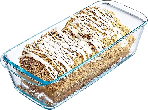 Amazon.com: SIMAX Glassware Classic 1.5 Quart Loaf Dish, Glass Loaf Pan ...