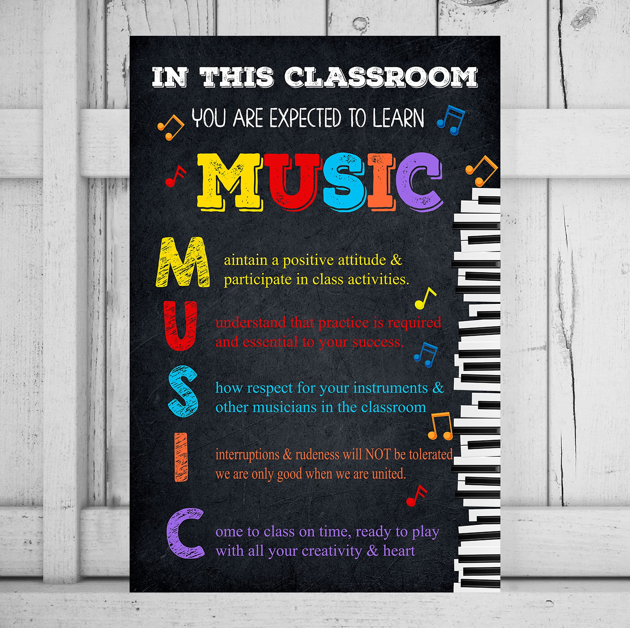 Buy Jinniee Music Class Rules in This Classroom You Are Expected to ...