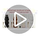 Natheeph Rotating Display Stand Greeting Card Display Wooden Display ...