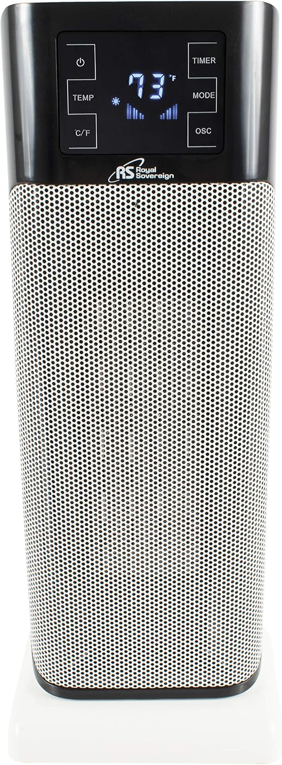 Amazon.com: Royal Sovereign 22” Digital Oscillating Ceramic Tower ...