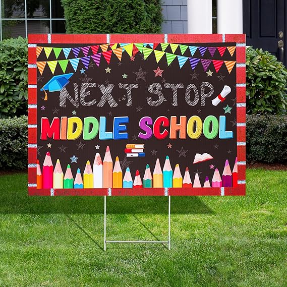 Amazon.com : Menkxi Elementary 5th Grade Graduation Class of 2026 Yard ...