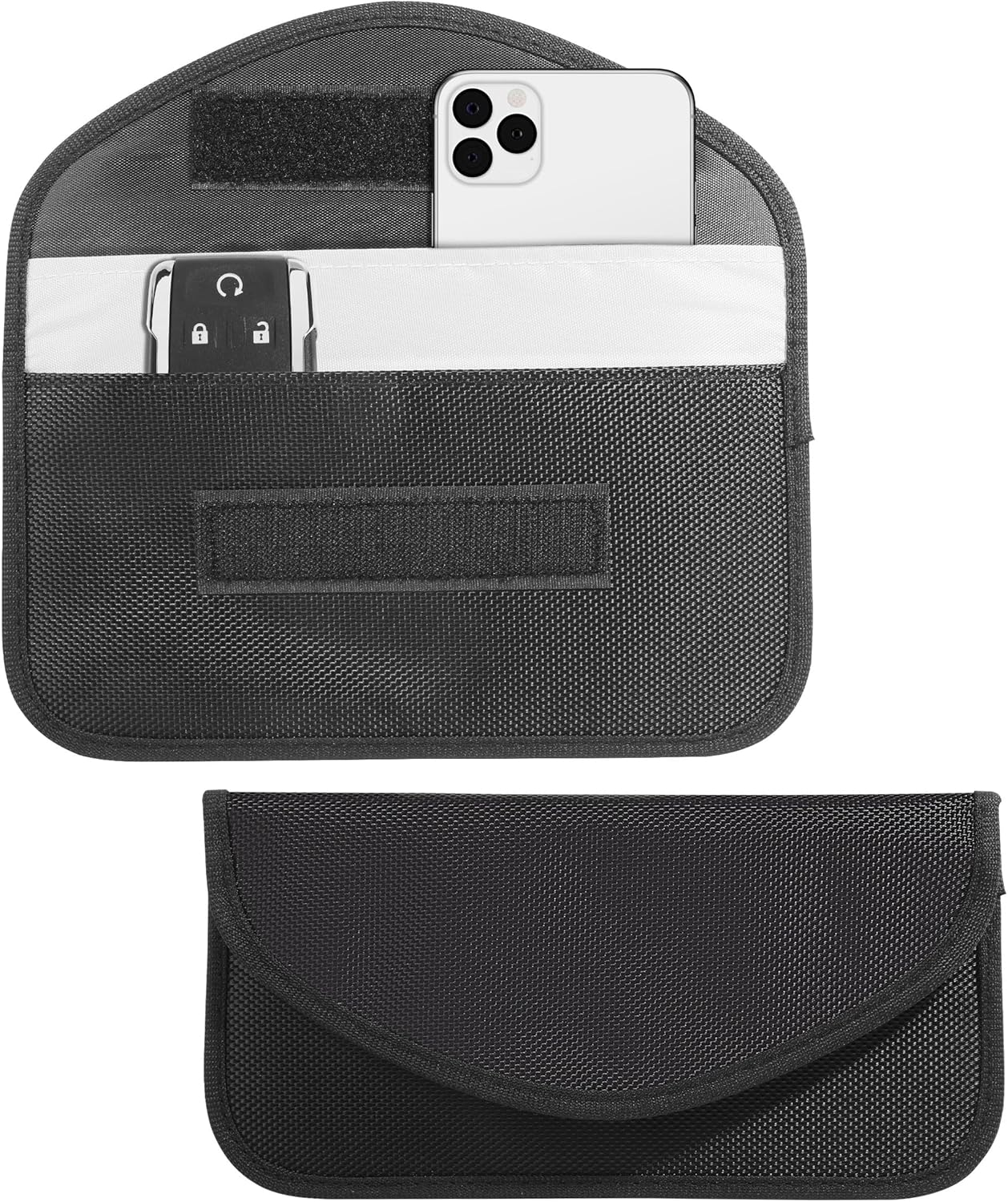 Amazon.com: RACOONA 2PCS Faraday Bags,RFID Signal Blocking GPS Anti ...
