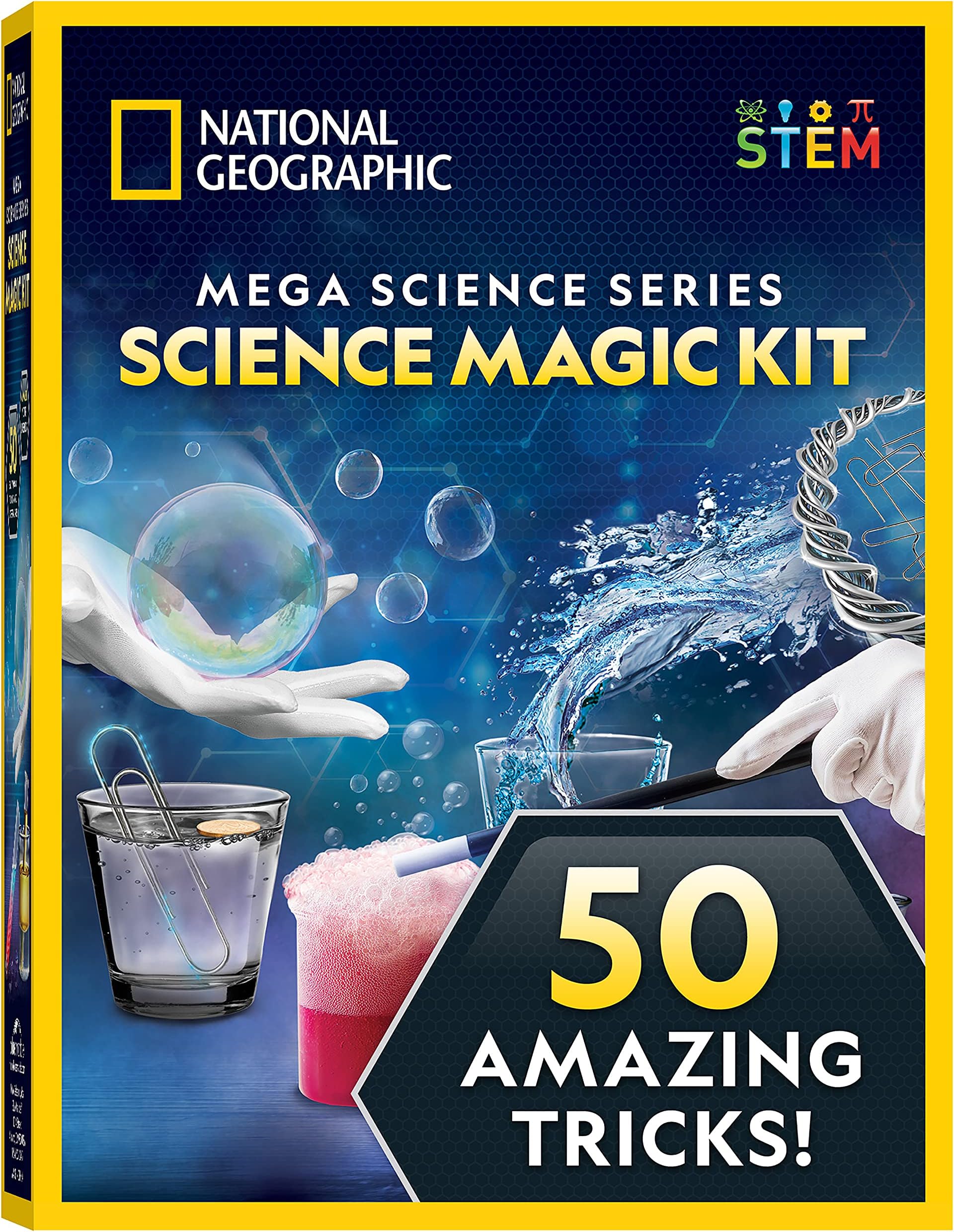 NATIONAL GEOGRAPHIC Science Magic Kit - Perform 20 Unique Science ...