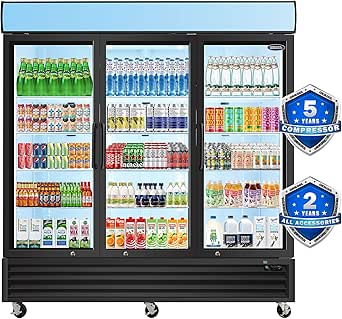 Amazon.com: Fridge Beverage Refrigerator Eco-friendly R290 Refrigerant ...