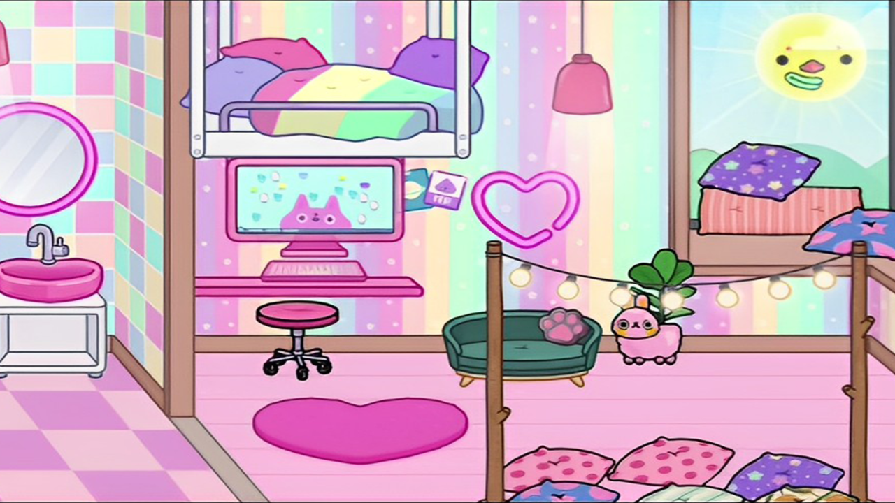 Neon Rainbow House for Toca Boca - App on Amazon Appstore