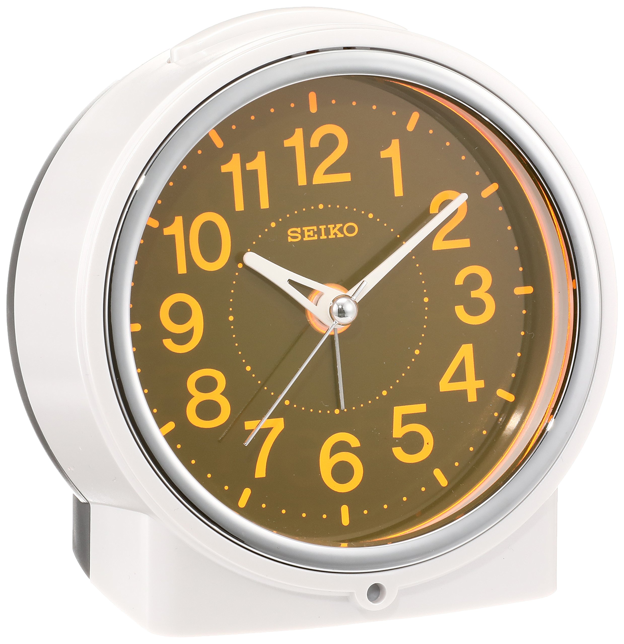 Buy Seiko KR886W Seiko Clock Alarm Clock, Automatic Illumination ...
