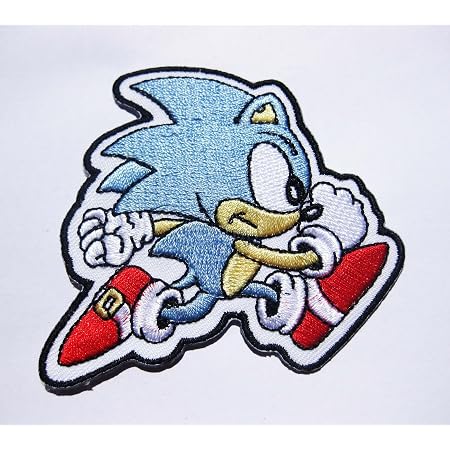 Amazon.com: Super Sonic - Classic Sonic The Hedgehog Iron On Patch