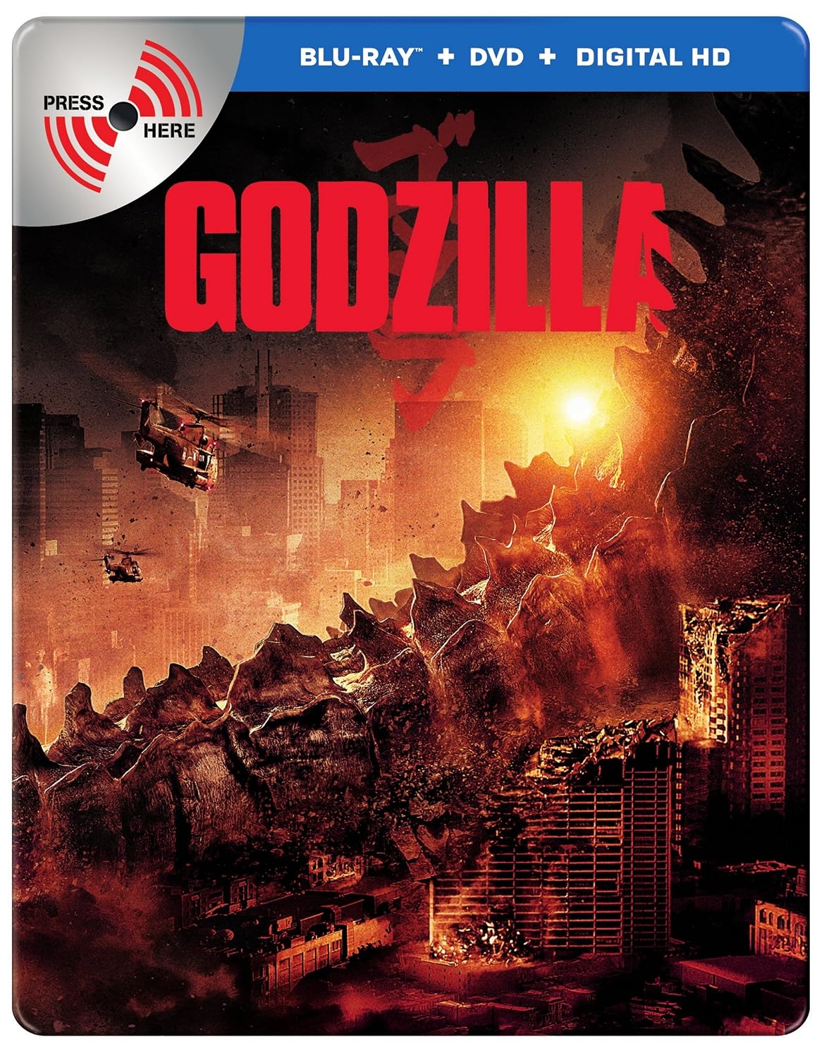 Amazon.com: Godzilla: Limited Edition MetalPak (Blu-Ray + DVD ...