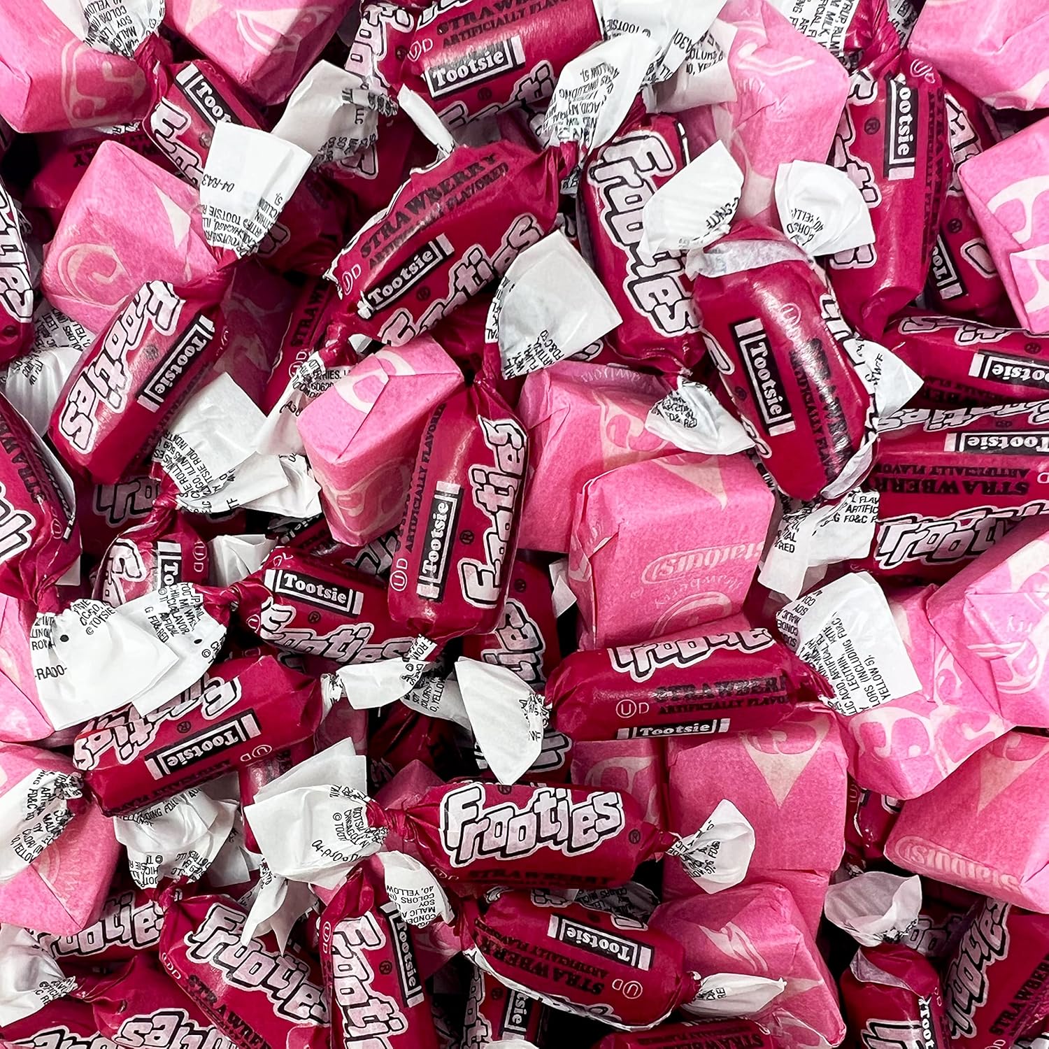 Amazon.com : Chewy Strawberry Candy Taffies - 3 lbs - Strawberry ...