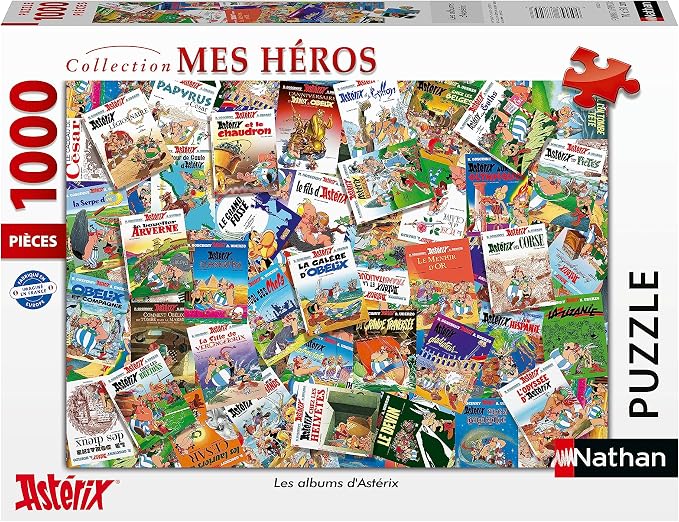 Nathan - Puzzle 1000 pièces - Les albums d'Astérix - Adultes et enfants ...