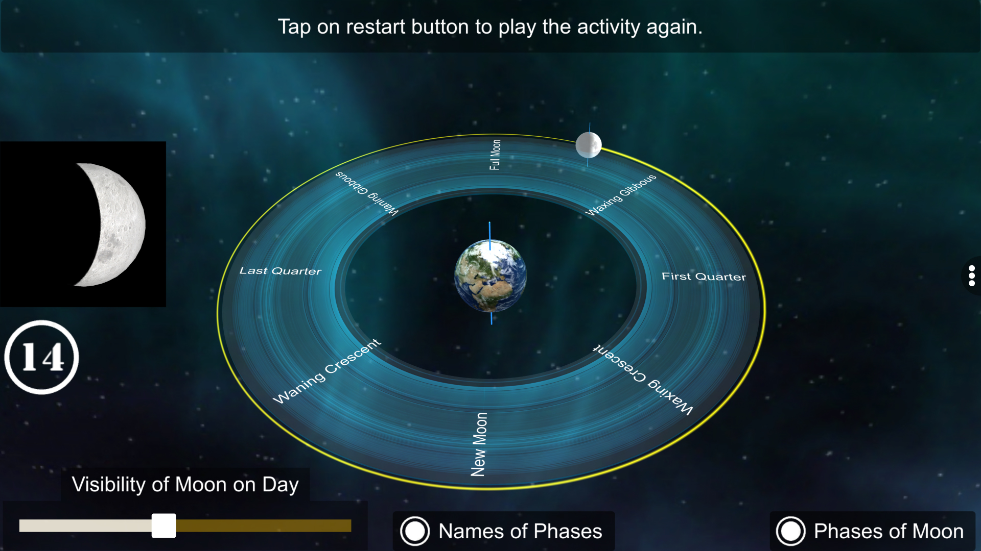 Earth and Moon orbit phase - App on Amazon Appstore