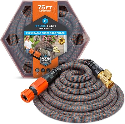 Amazon.com : HydroTech 100FT Pro Series 3/4" Expandable Burst Proof ...
