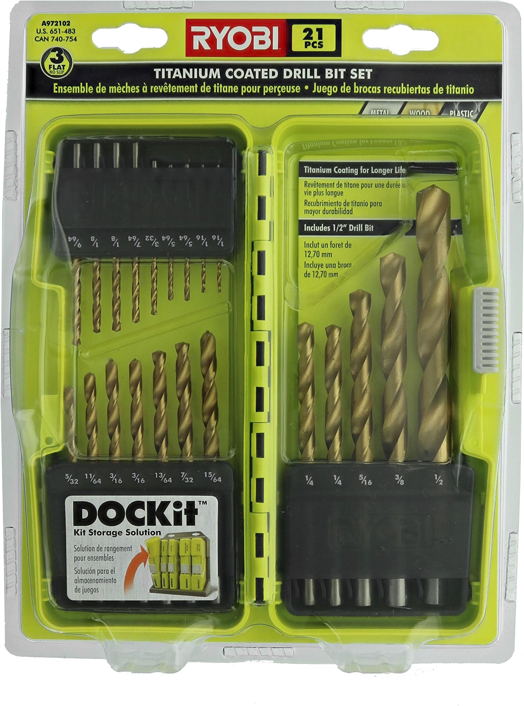 RYOBI RAKDD100 Drilling Plus Driving Kit, 100 Piece - Amazon.com