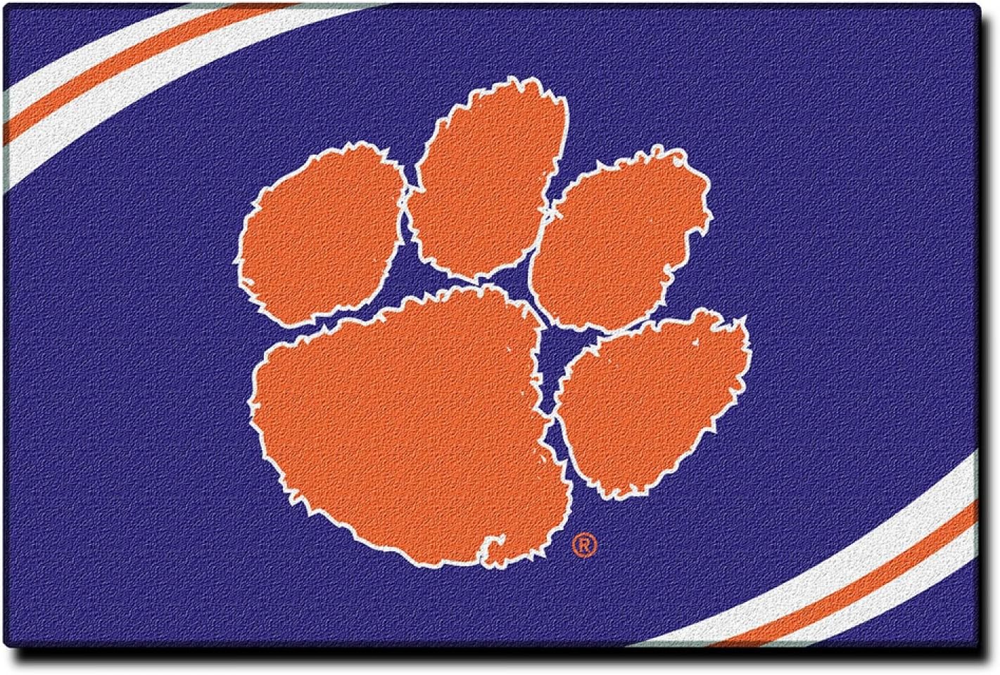 Amazon.com : NCAA Novelty Rug NCAA Team: Clemson : Sports Fan Area Rugs ...