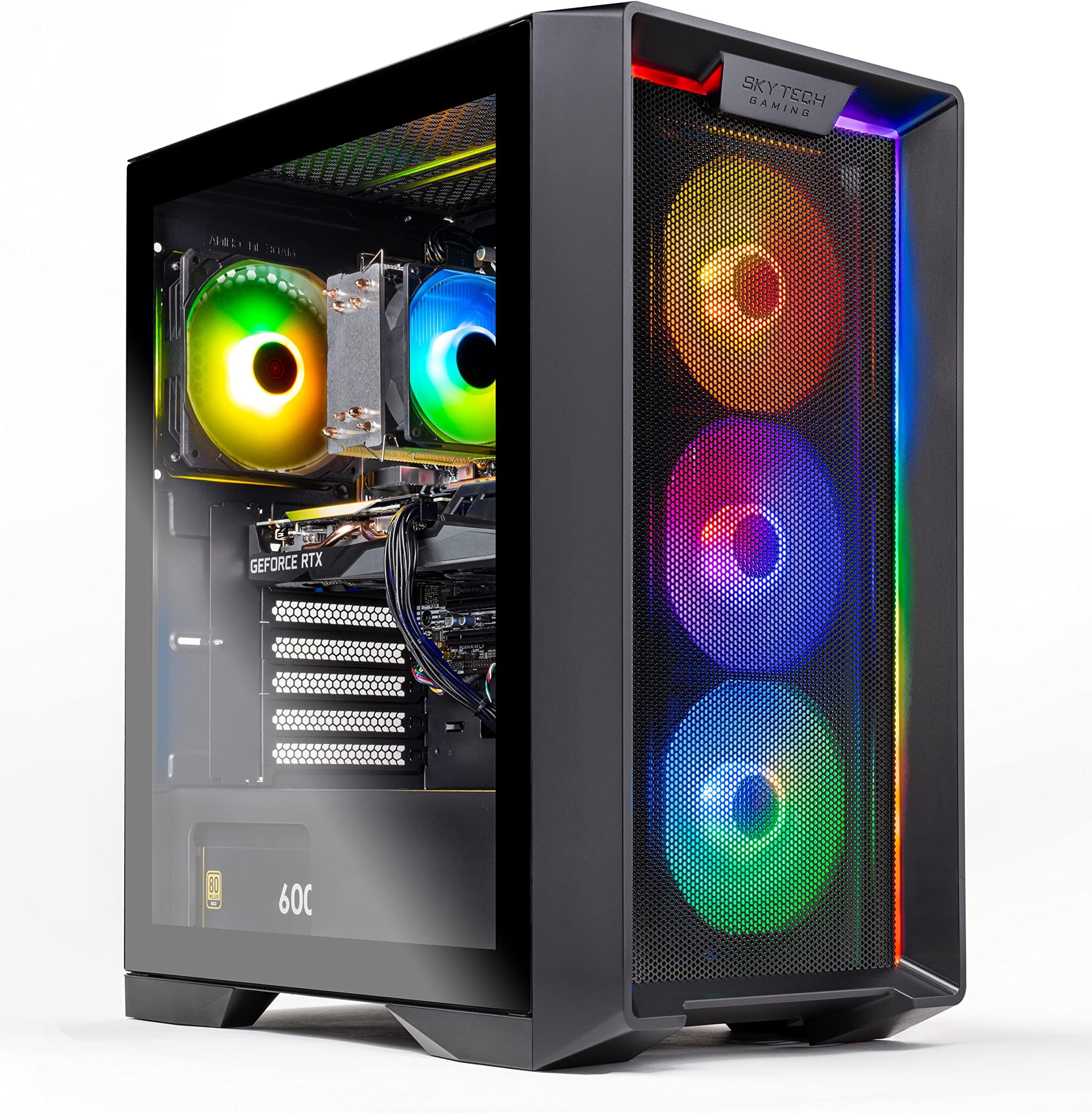 Amazon.com: IPASON Gaming PC Desktop – AMD Ryzen7 5700G 3.8GHz, AMD ...