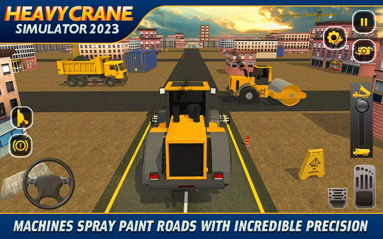 Heavy Excavator Simulator Crane Game: City Construction Road Builder - Crane Operator Games ...