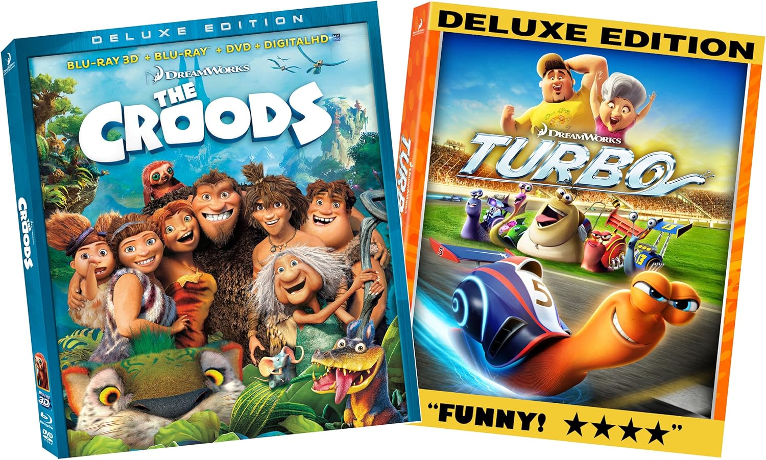 Croods & Turbo 3D Blu-ray Bundle: Amazon.ca: Movies & TV Shows