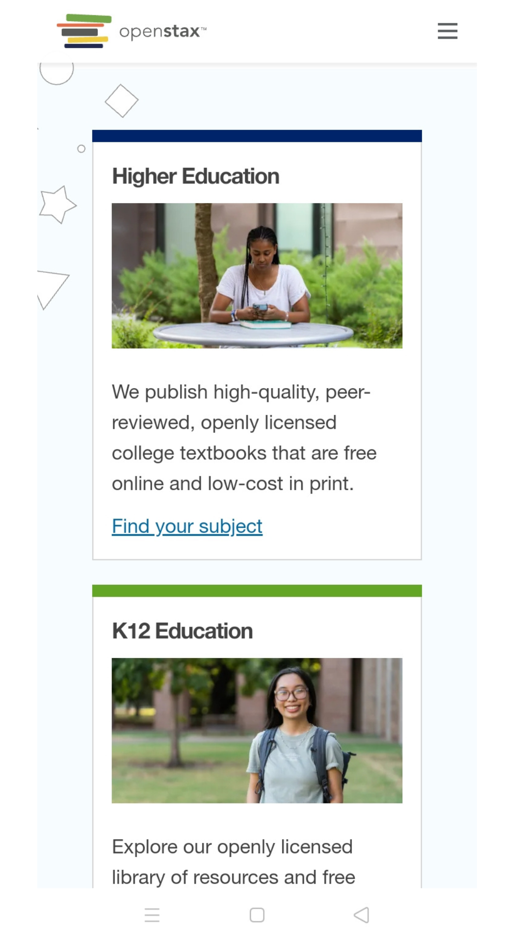 OpenStax app - App on Amazon Appstore