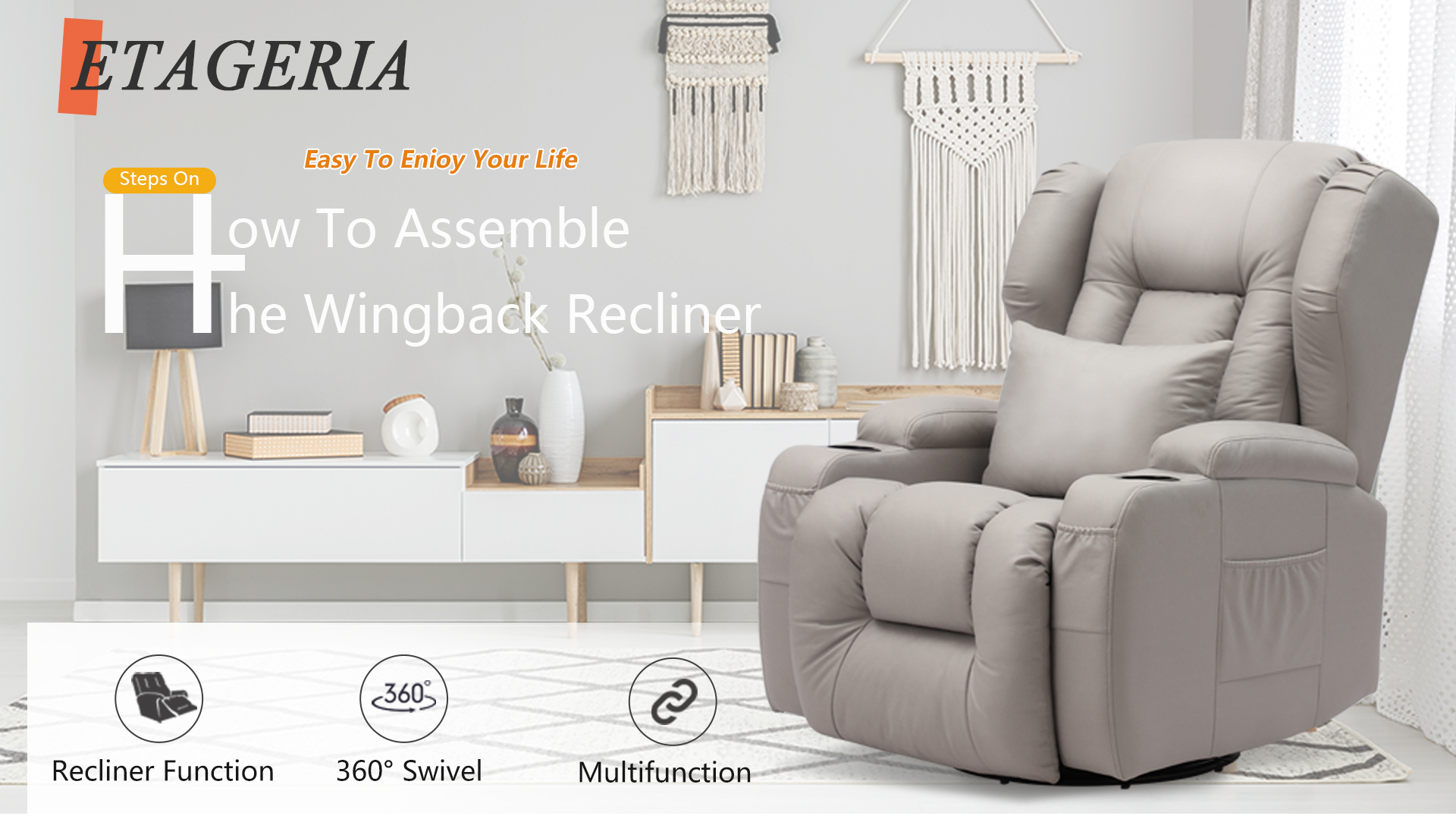 Watch How to assemble the rocker recliner on Amazon Live