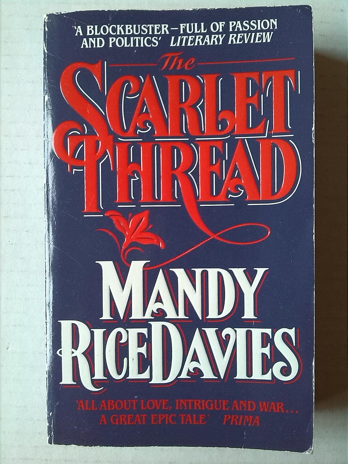 The Scarlet Thread: Mandy Rice Davies: 9780747400288: Amazon.com: Books