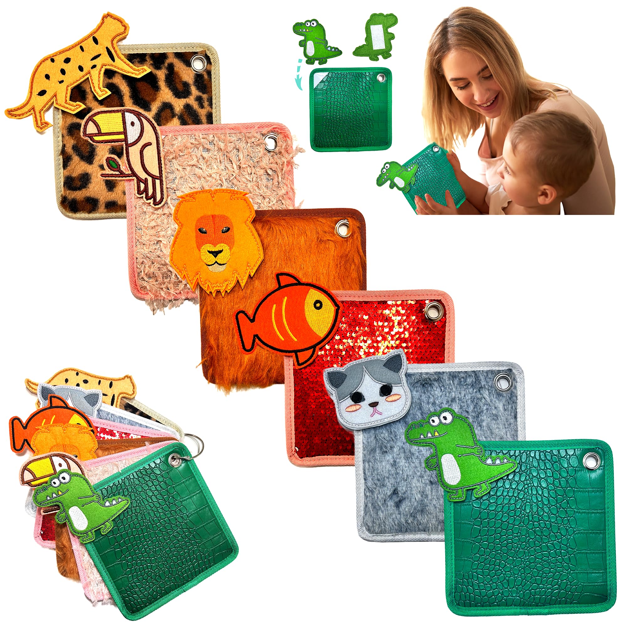 Multi-Sensory Mats for Kids | Sensory Tiles | Detachable Animal Shapes ...