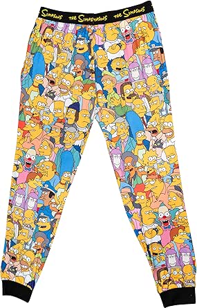 The Simpsons Characters All Together Now Lounge Pants at Amazon Women’s ...