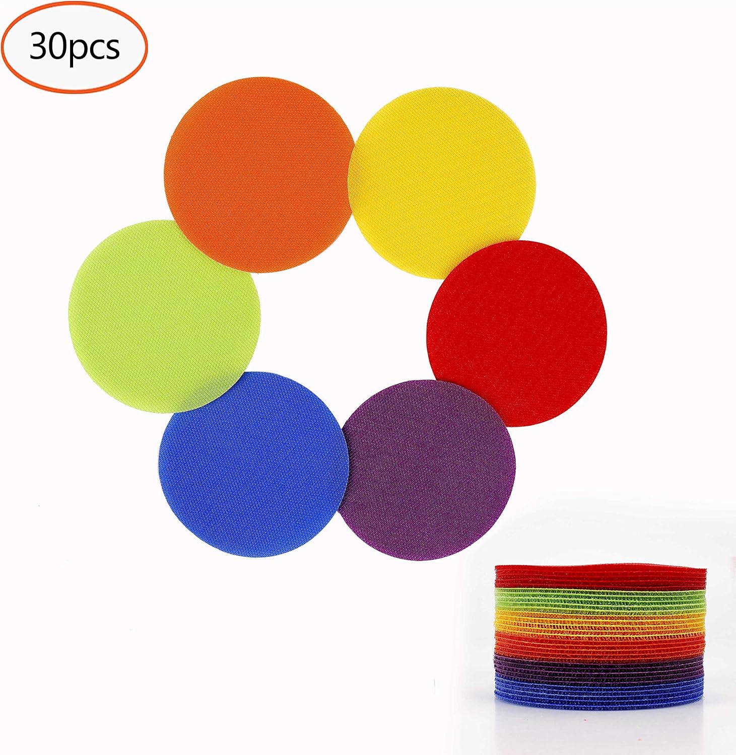 HONGXIN-SHOP Teppich-Marker Runde Sport-Punkt Bunte Kreise Teppich ...