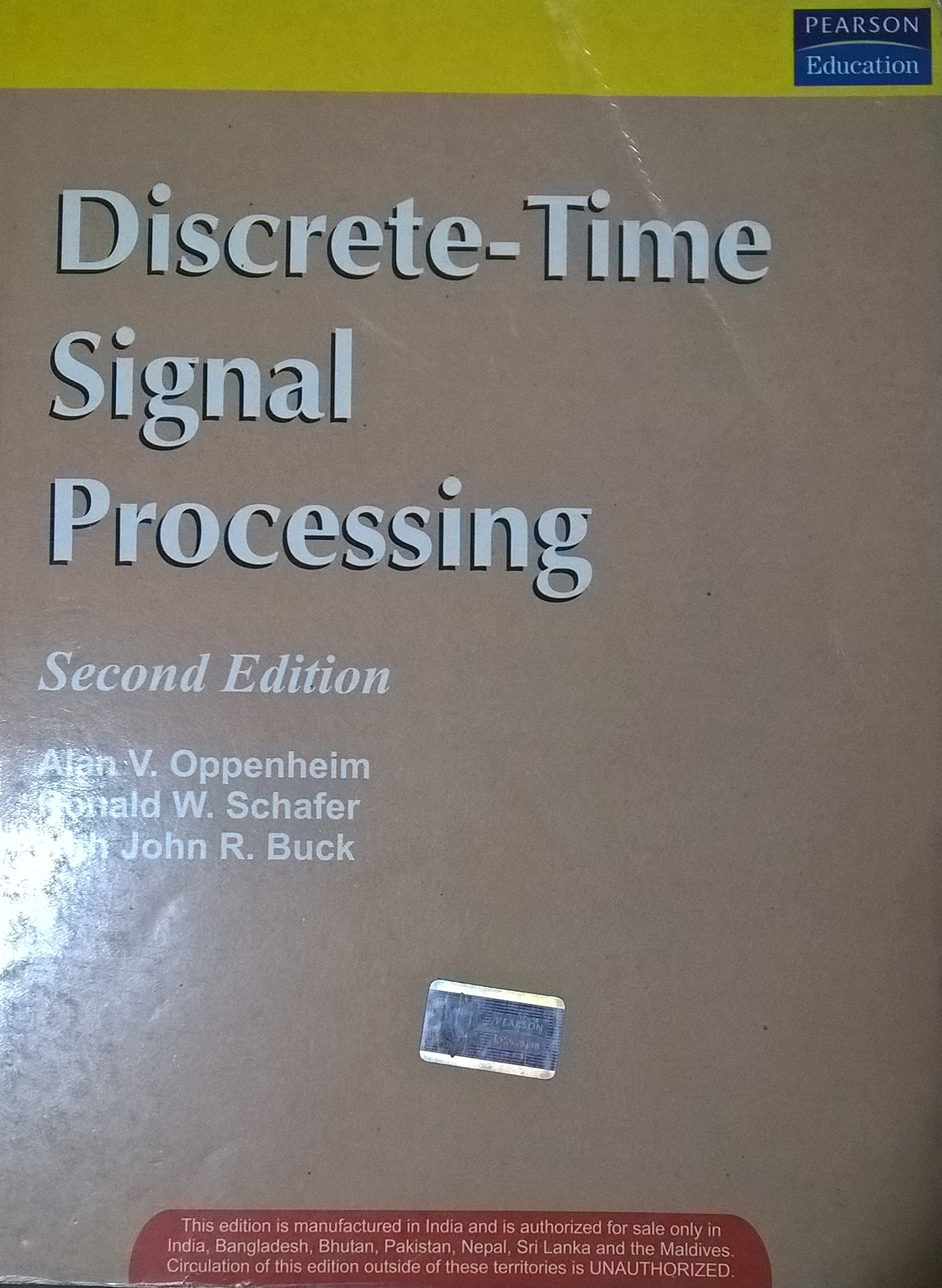 Discrete-time Signal Processing, 2nd, Second Edition: Oppenheim ...