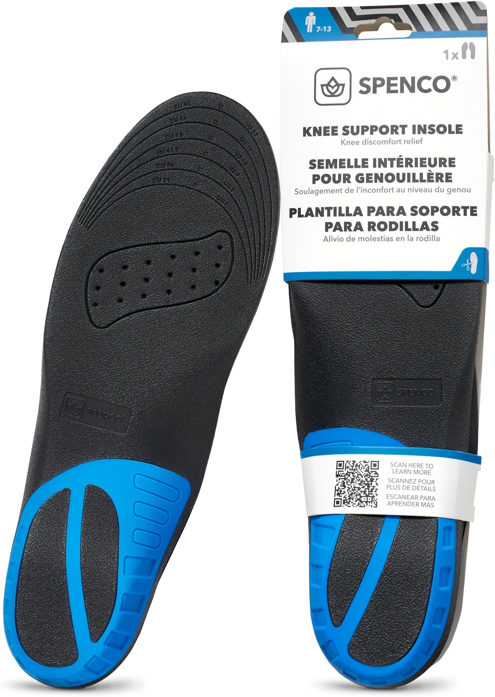 Amazon.com: Spenco Plantar Fascia Insole, Trim to Fit, Women's 5-11 ...