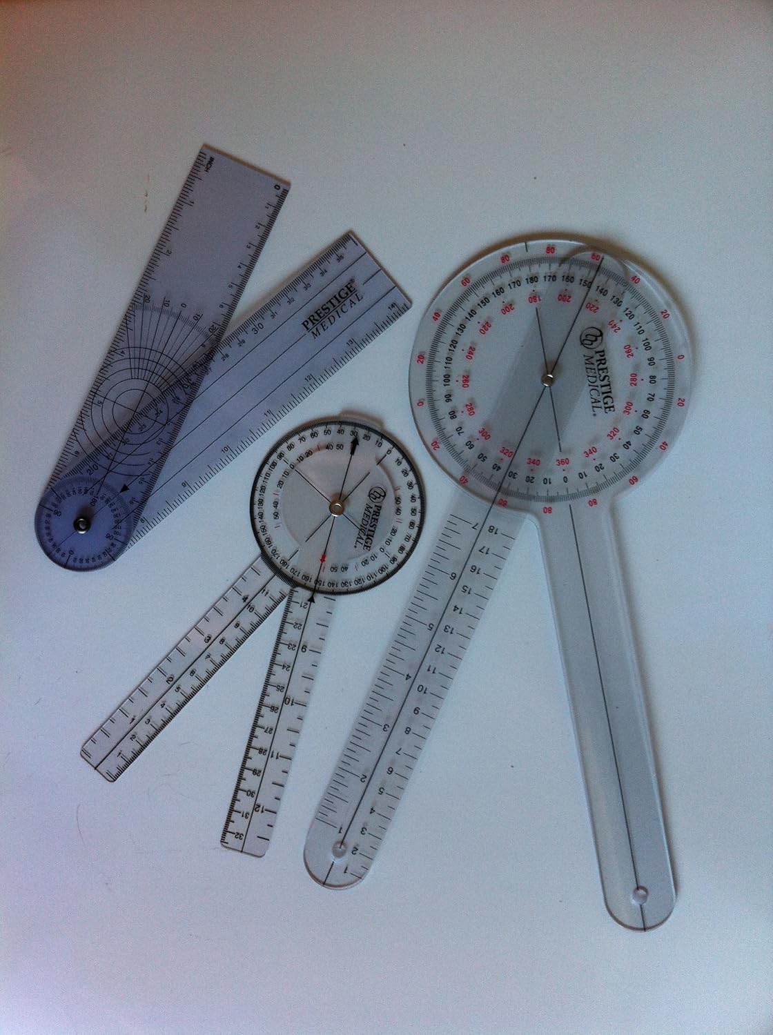 Amazon.com: Goniometer 3 Piece Set 12" , 8" , 8" Spinal: 3 Pieces ...