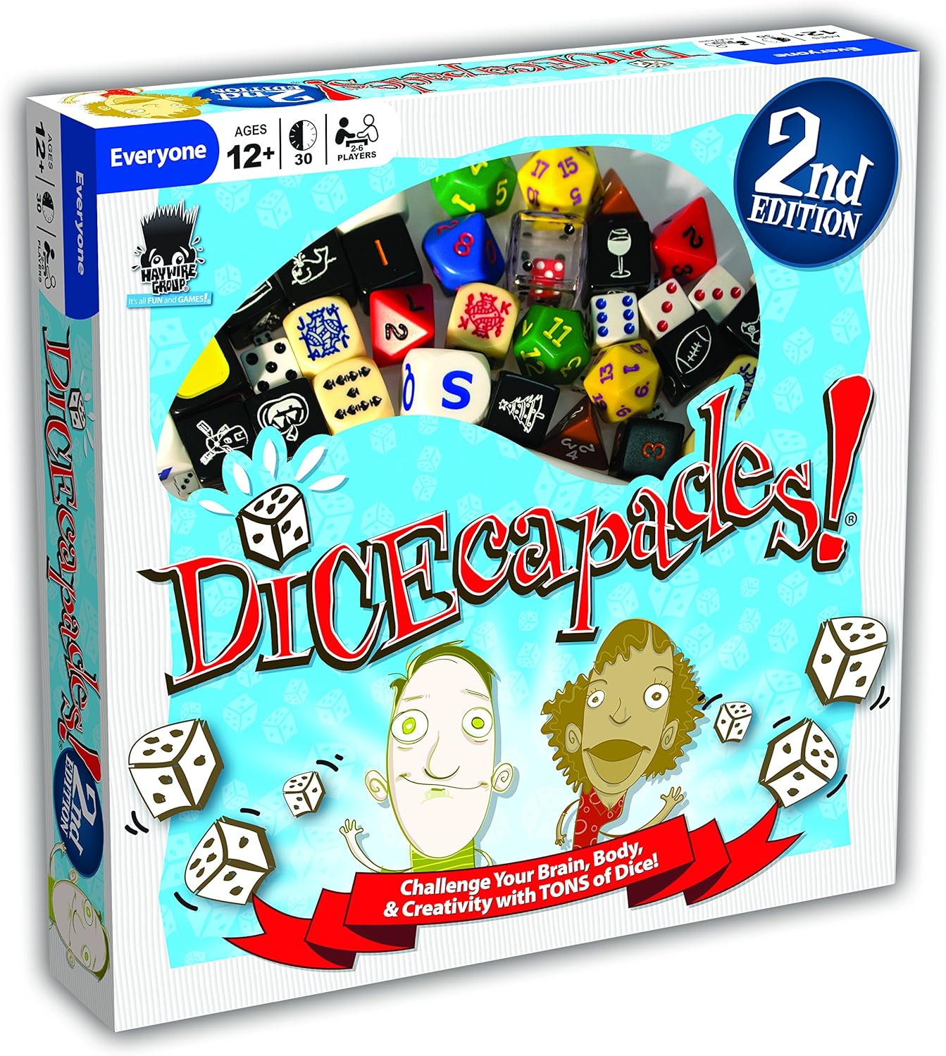 Amazon.com: Haywire Group Dicecapades Board Game : Toys & Games