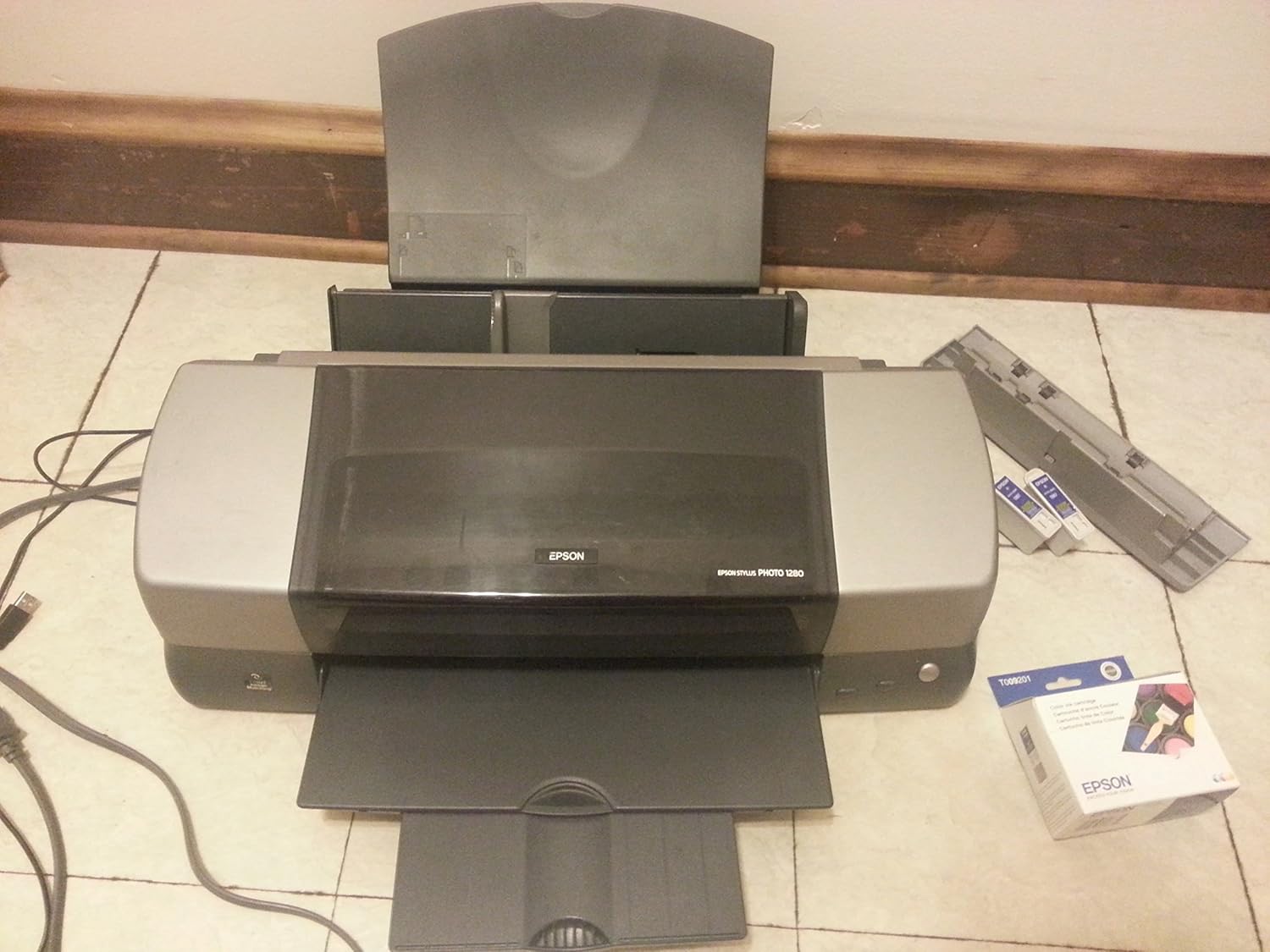 Amazon.com: Epson Stylus Photo 1280 Inkjet Printer (Silver) : Office ...