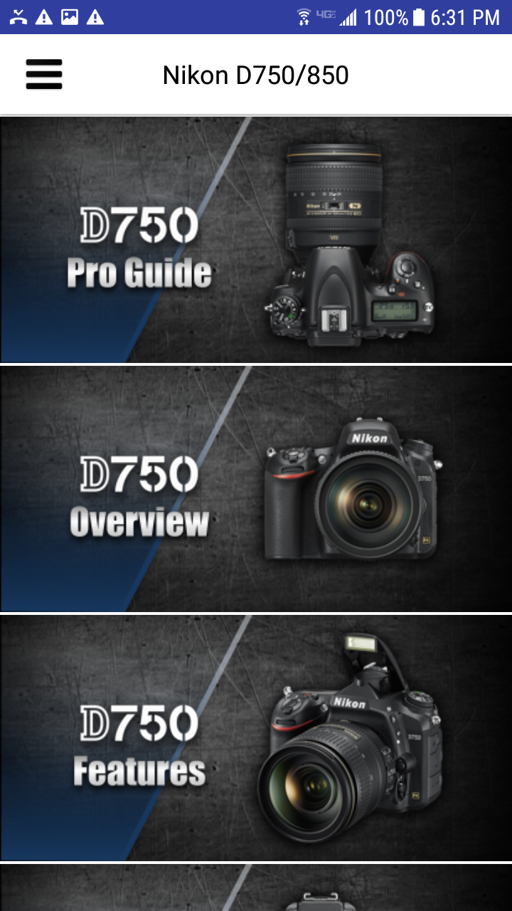 Cam Pro for D750 D850 D7500 - App on Amazon Appstore