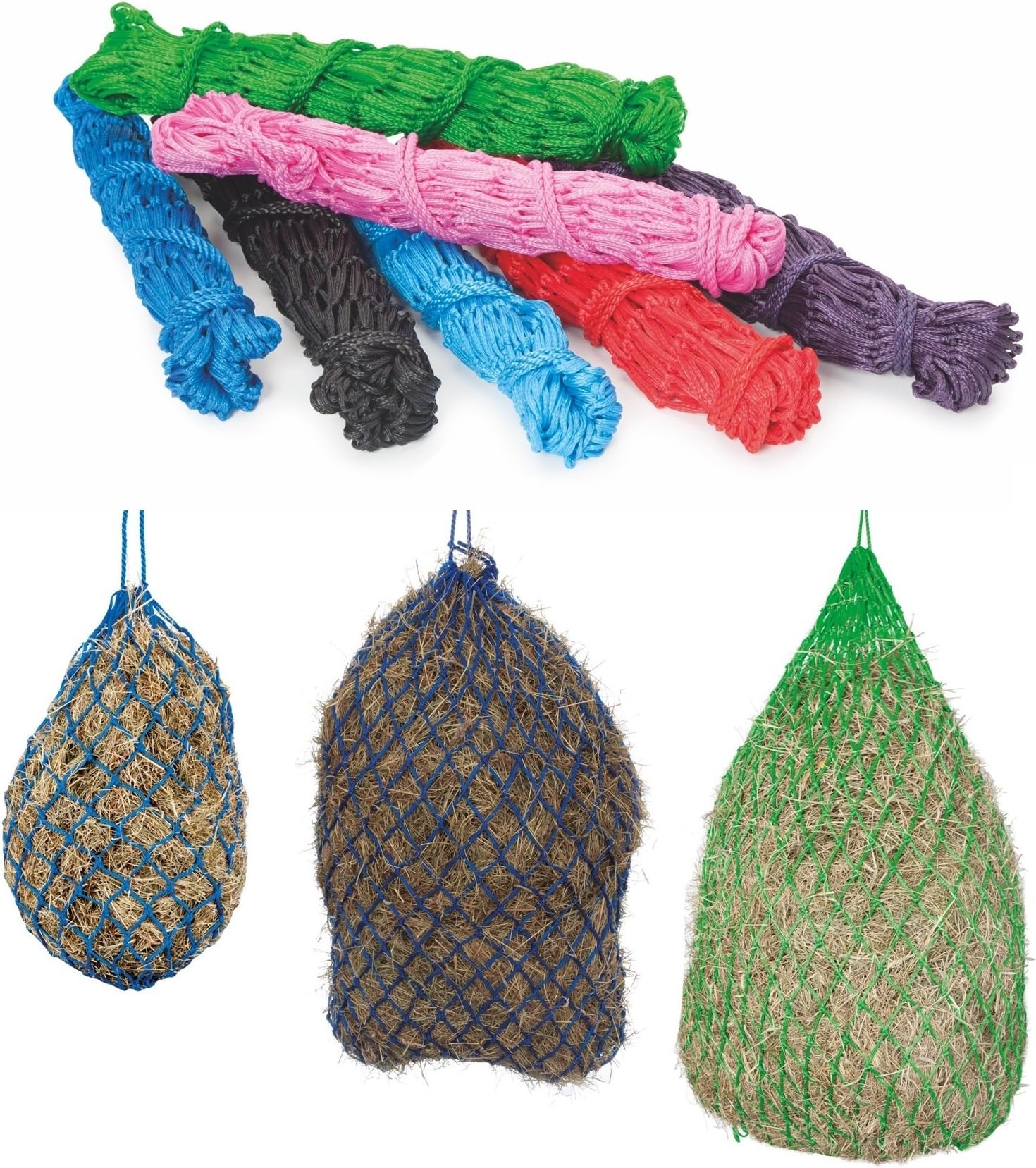 Amazon.com: Shires Heavy Duty Hay net 50" with 2" Mesh Holes Black ...