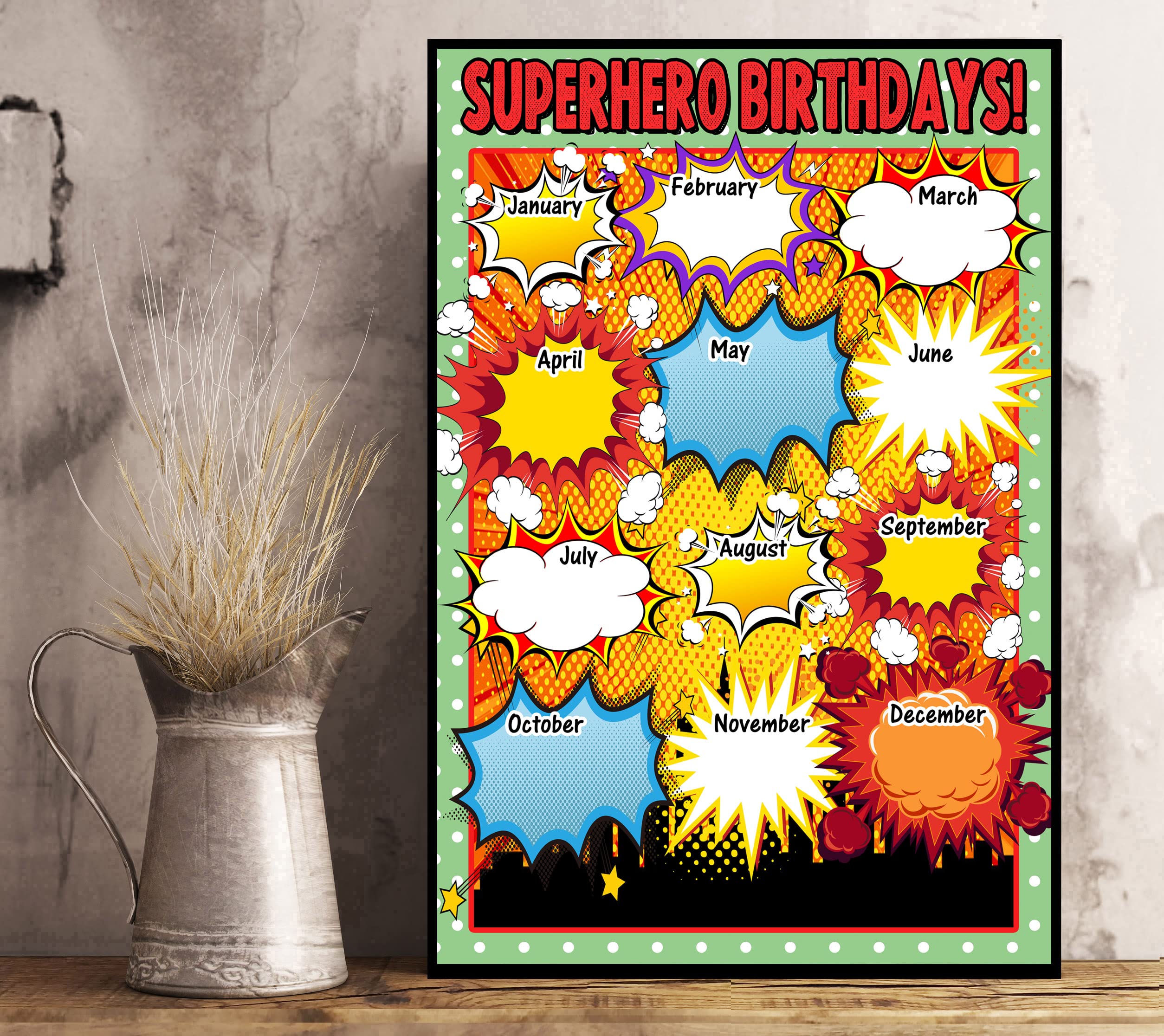 Superhero Poster Ideas For School