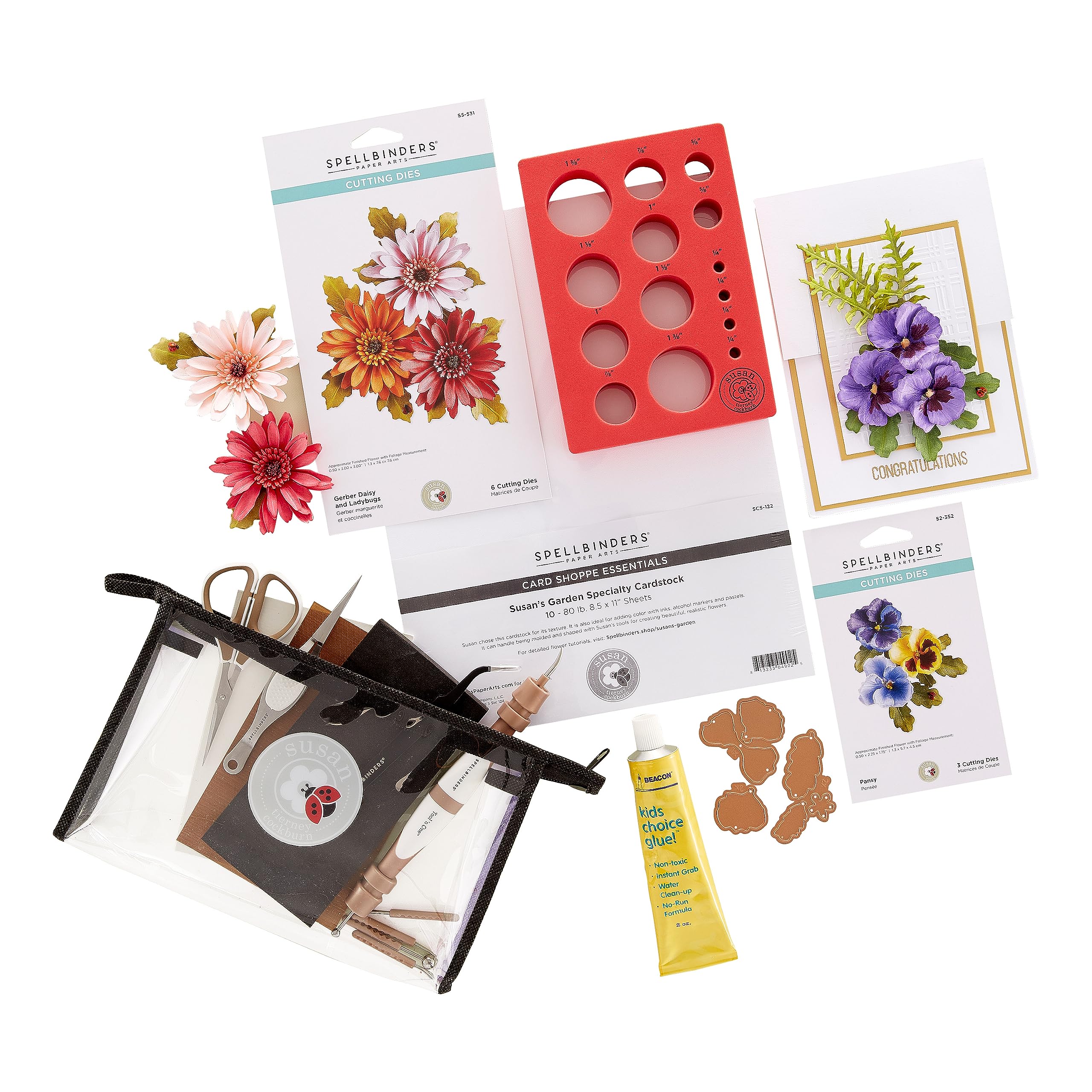 Amazon.com: Spellbinders Blooming Essentials by Susan Tierney-Cockburn ...