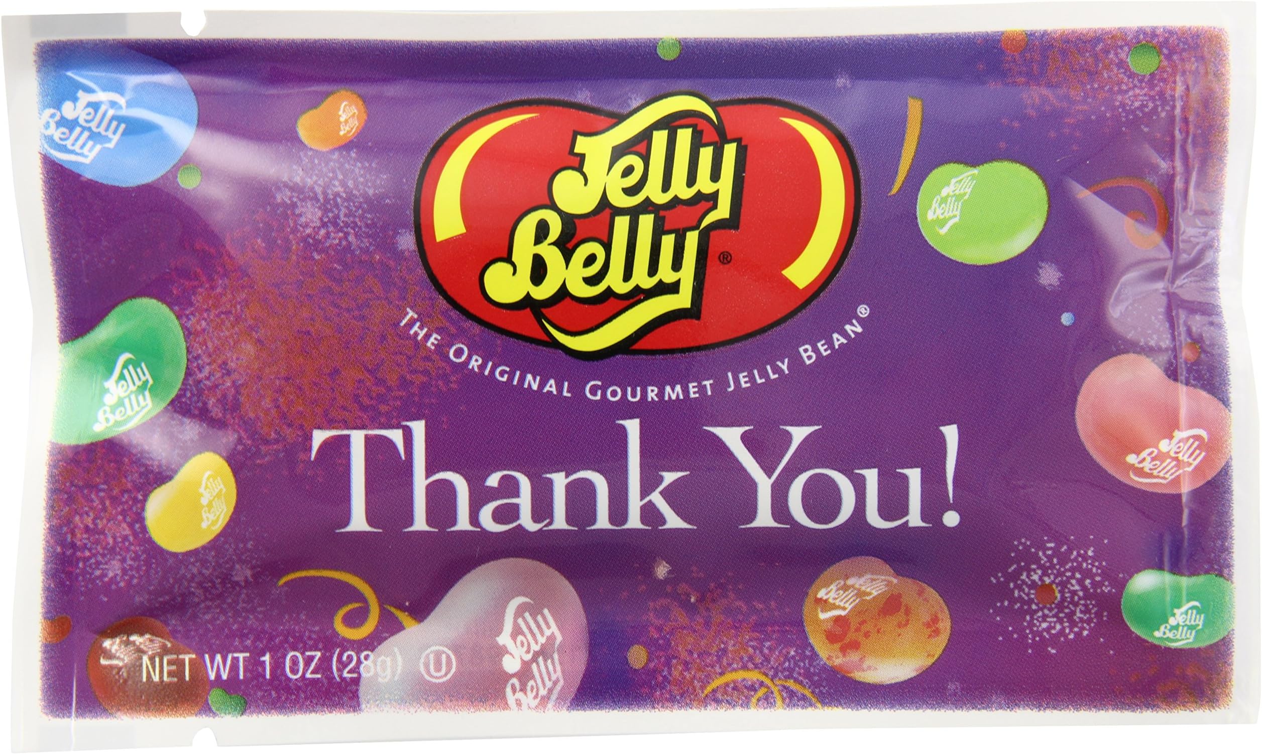 Amazon.com : Jelly Belly "Thank You" Jelly Beans, Assorted Flavors, 1 ...