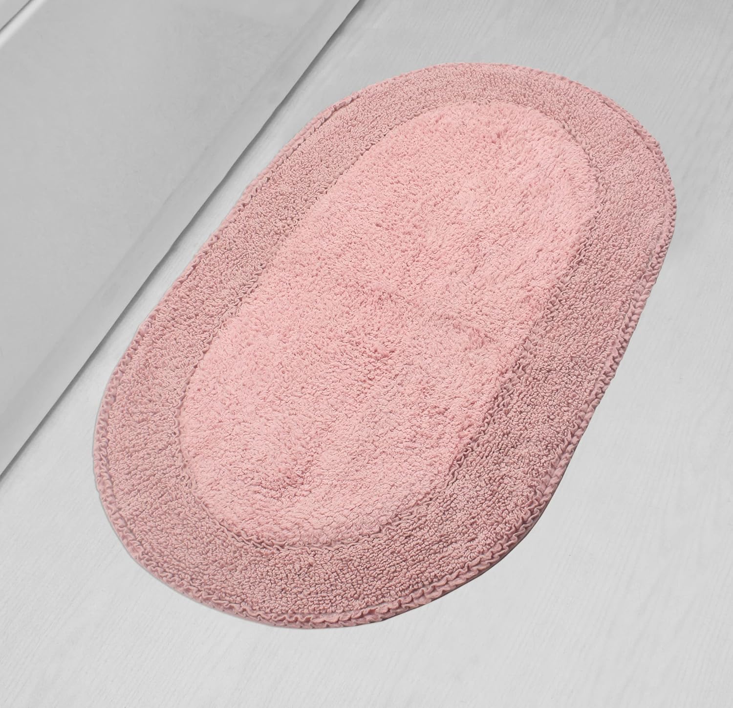 Amazon.com: Home Weavers Double Ruffle Collection 100% Cotton Bathroom ...