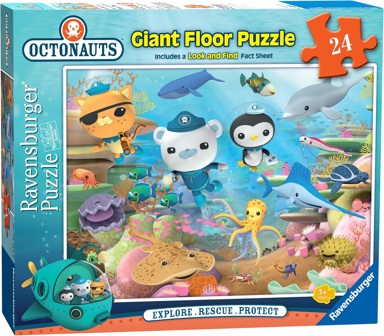 Ravensburger Octonauts 24pc Giant Floor Jigsaw Puzzle : Amazon.co.uk ...