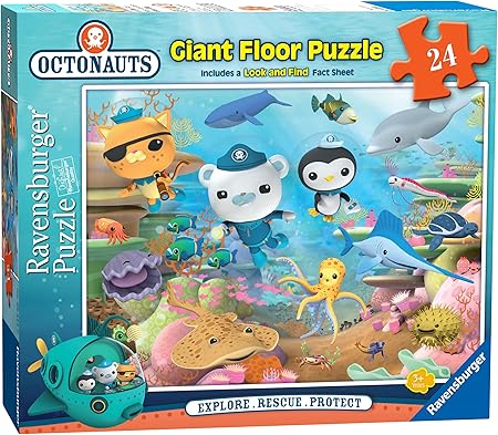 Ravensburger Octonauts 24pc Giant Floor Jigsaw Puzzle : Amazon.co.uk ...