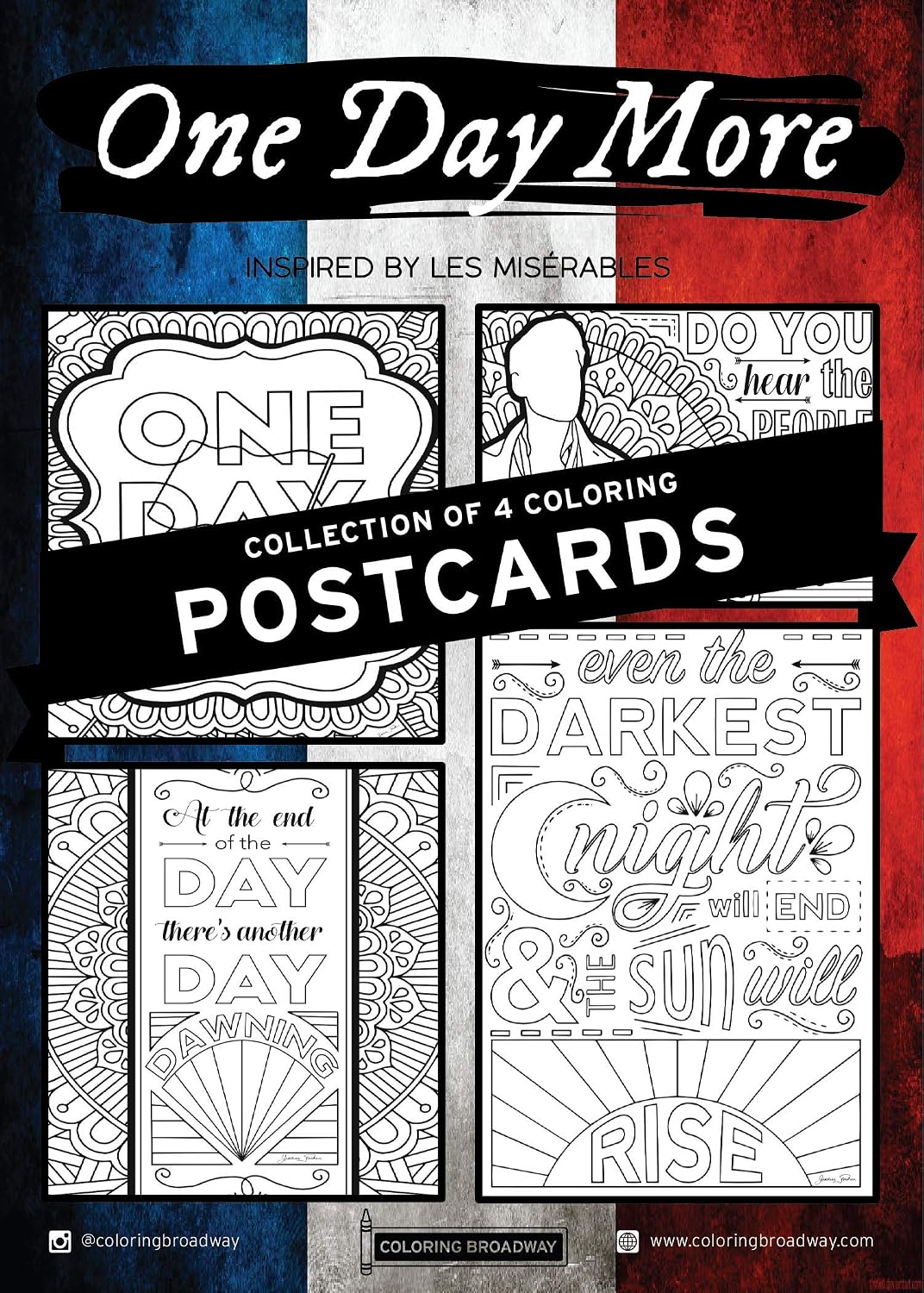 Amazon.com : Coloring Broadway - Les Miserables inspired Coloring ...