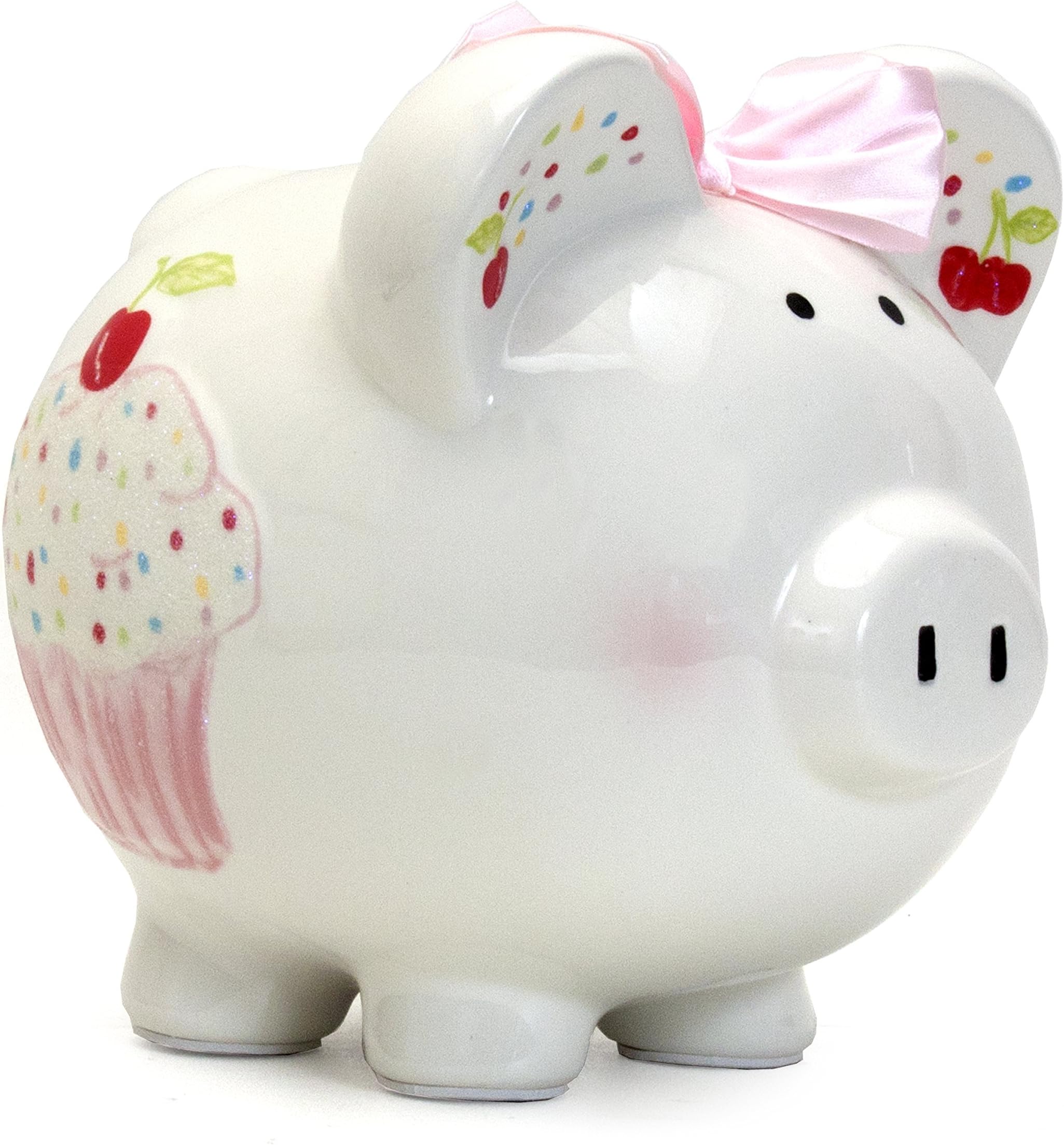 Amazon.com: KNRAGHO Pink Piggy Bank,Ceramic Money Piggy Bank Kids ...