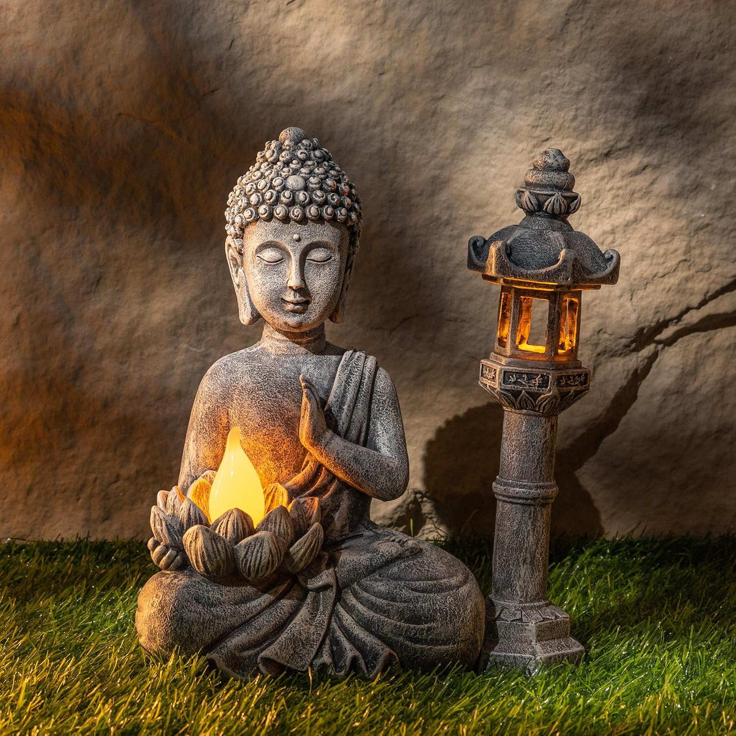 TERESA’S COLLECTIONS Estatua de Buda para decoración del hogar ...