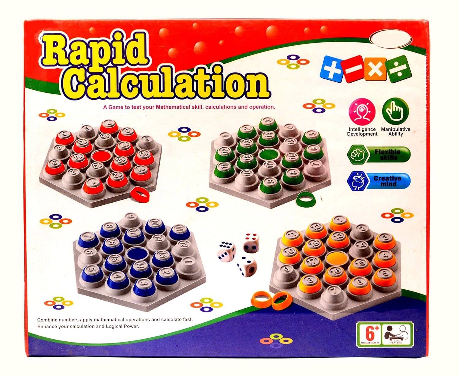 Buy TOYMANIA Educational Rapid Calculation Game for Kids. | Mind ...