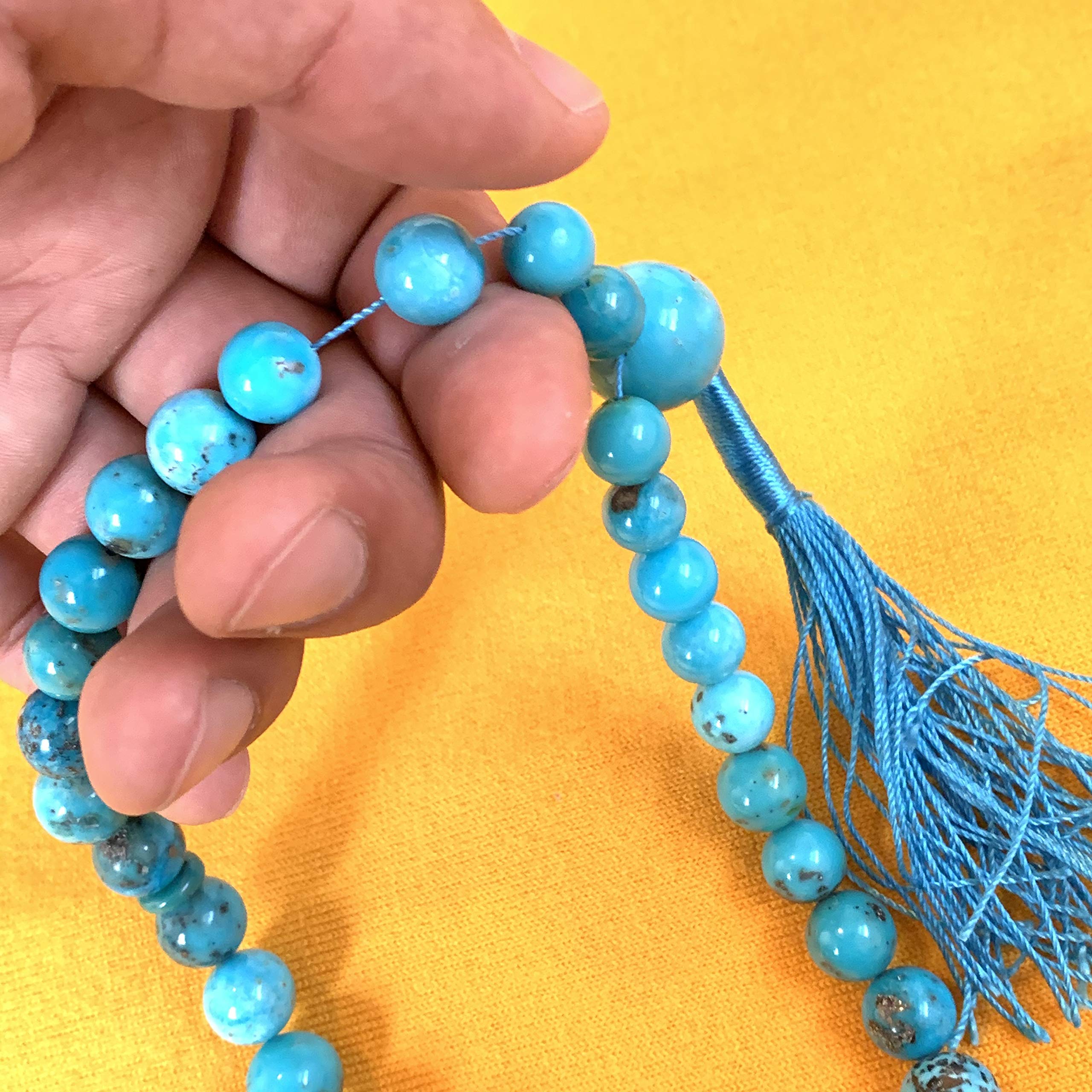 Persian Tasbih Stone NATURAL BALTIC AMBER 33 BEADS TASBIH, AMBER